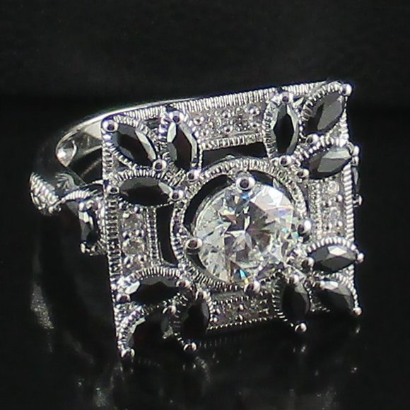 Xavier | Jewelry | Xavier 332ct Absolute Black Leaf Ring | Poshmark